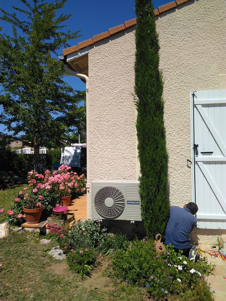 climatisation hitachi bourg les valence groupe exterieur façade - Baile ...